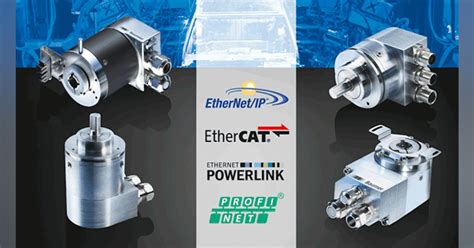 Ethernet Ready Encoders For Process Control Material Handling And