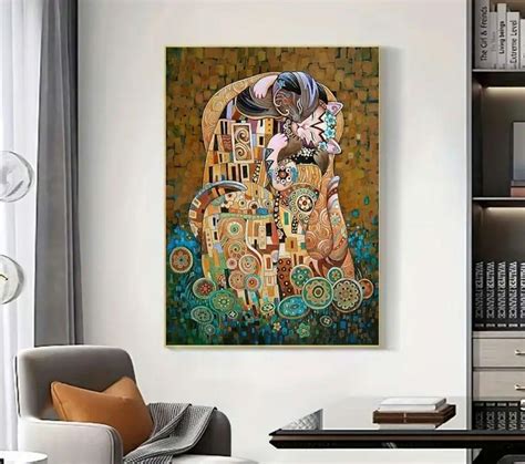 特大サイズ クリムト 猫 キス キャンバス アート ゴールデンキャット メルカリ