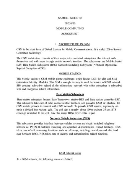 Gsm And Gprs Architecture Pdf