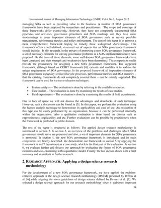 A Design Science Approach To Develop A New Comprehensive SOA Governance Framework PDF