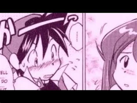 Pokemon Red And Leaf Kiss