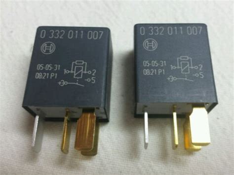 2 Pc Bosch Relay 0 332 011 007 Pbt Gf30