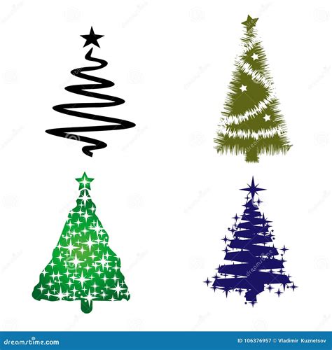 Silueta Arbol De Navidad Dibujo Urema Nacor