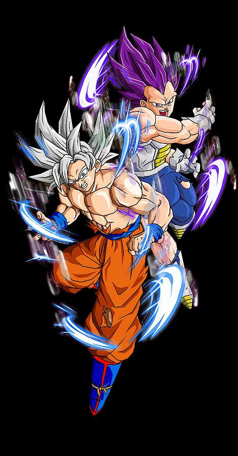 Goku Mui And Ego Vegeta Digital Art By Lac Lac Fine Art America