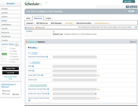 chapter 3 configuring jeus scheduler