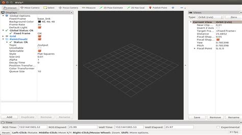 C Unable To Visualise Pointcloud In Rviz Ros From Publisher And Subscriber Node Stack