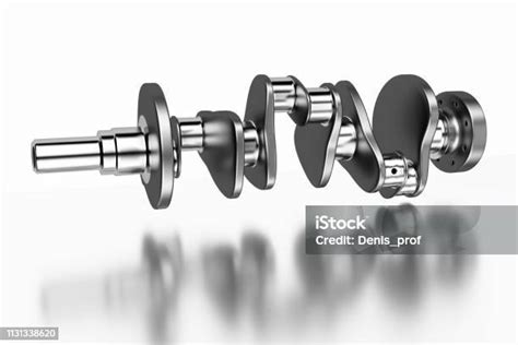 3d 렌더링 6v 실린더 엔진을 위한 크랭크 샤프트 예비 부품에 대한 스톡 사진 및 기타 이미지 예비 부품 차 제조 Istock