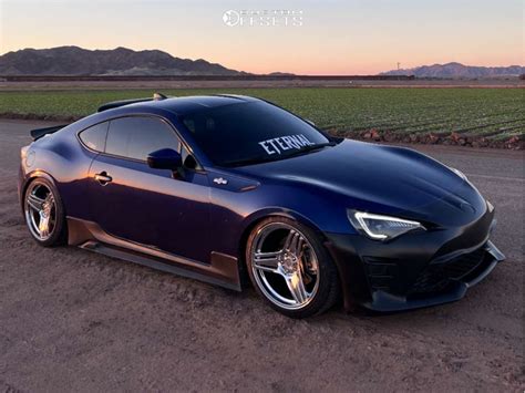 2016 Scion Fr S With 18x9 5 35 Anovia Treble And 225 40r18 Accelera Phi And Coilovers Custom