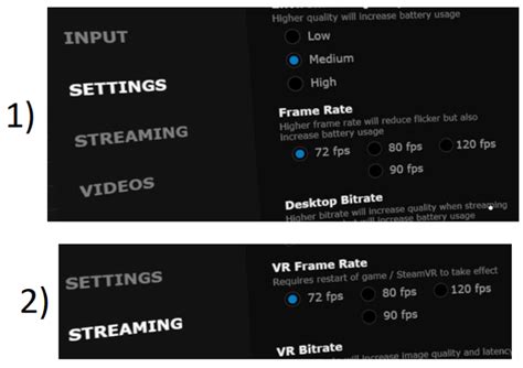 Quest 3 How Do I Adjust The Refresh Rate When Using With Virtual Desktop R Oculusquest
