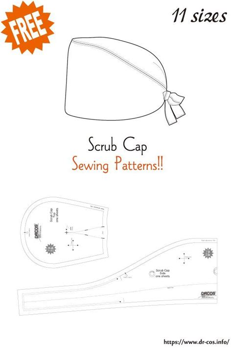 Scrub Cap Free Sewing Patterns Sewing Patterns Free Scrub Hat
