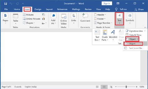 Inserting Pdf Into Word How To Insert PDF Into Word Documents The
