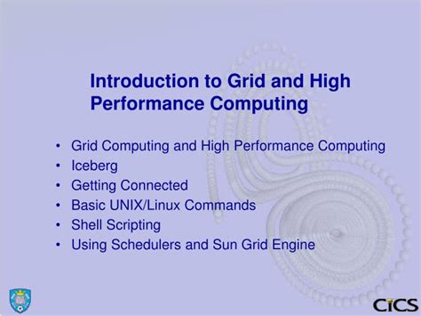 Ppt Introduction To Grid And High Performance Computing Powerpoint