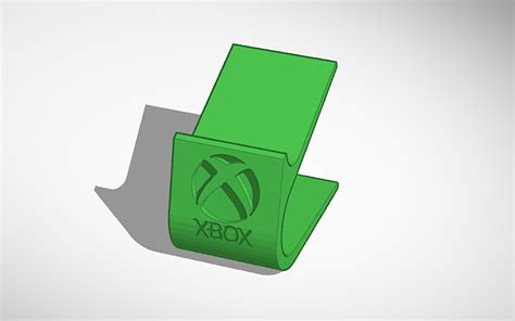 3d Design Xbox Controller Stand With Letters Tinkercad