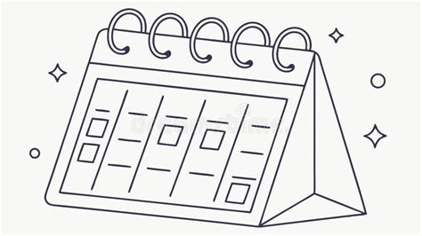 Calendar With Geometric Shapes Symbolizing Planning Abstract Concepts Vector Design Generative