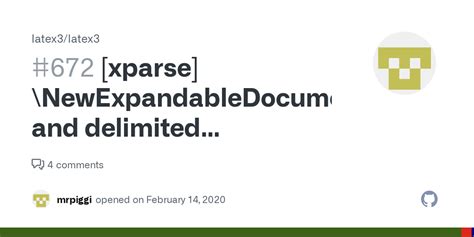 Xparse Newexpandabledocumentcommand And Delimited Arguments · Issue