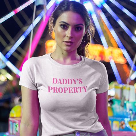 Daddys Property Crop Top Ddlg Clothes Daddy Kink Ddlg Clothing
