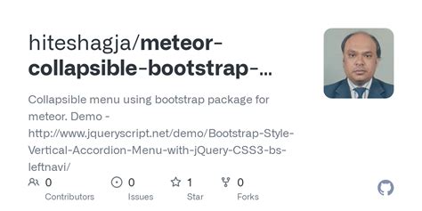 GitHub Hiteshagja Meteor Collapsible Bootstrap Menu Collapsible Menu Using Bootstrap Package