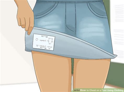 17 Ways To Cheat On A Test Using Clothing WikiHow