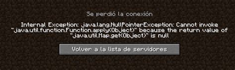 Please Help Me Fix Error Triying Enter To The Server Rminecraft