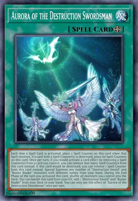 I Made Custom Buster Blader Support Cards To Make The Archetype More