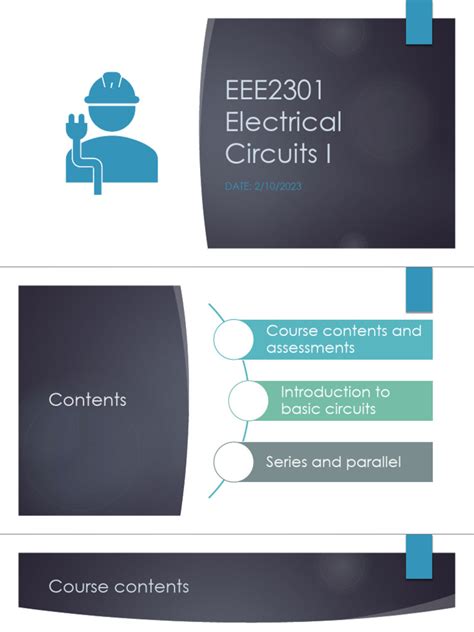 Lec 1 Eee2301 Electrical Circuits I Pdf