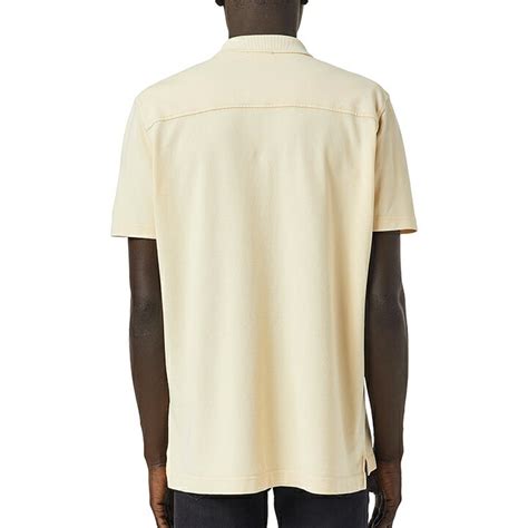 【楽天市場】 Diesel ディーゼル メンズ ヴィンテージウォッシュ加工 ワンポイントオーバルdロゴ 鹿の子 半袖ポロシャツ【t Polo Worky Dov Pe】【サイズxl】【イエロー