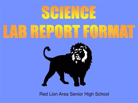 PPT SCIENCE LAB REPORT FORMAT PowerPoint Presentation Free Download ID 5421136