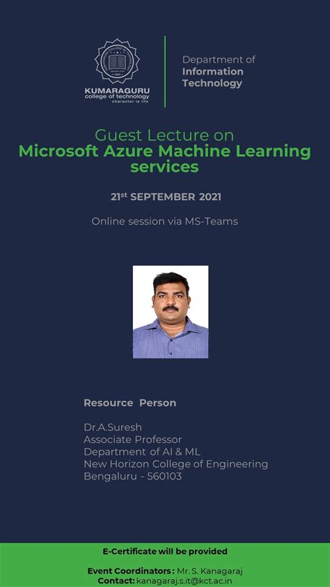 suresh arumugam ph d on linkedin machinelearning microsoftazure cloudcomputing