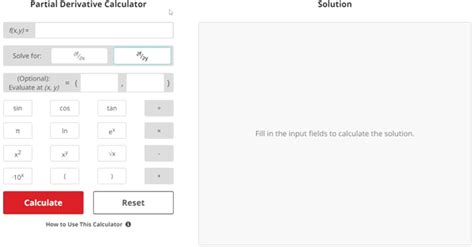 Partial Derivative Calculator Instant Solutions