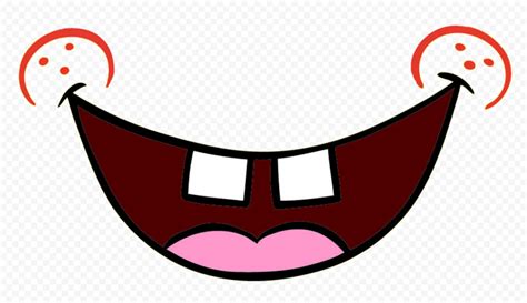 Spongebob Mouth Cartoon Character Png