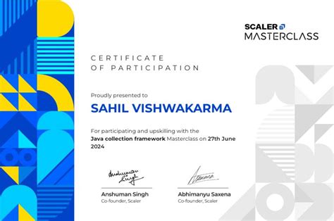 Sahil V On Linkedin Java Programming Certification