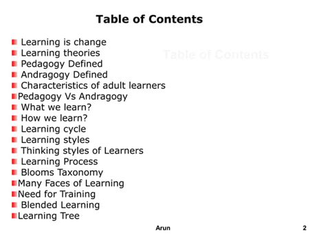 Andragogical Approach To Learning And Training Processes Ppt