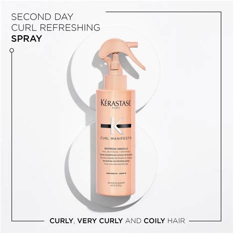 Kérastase Curl Manifesto Refresh Absolu Curl Refreshing And Restyling Spray 190ml Hair Care