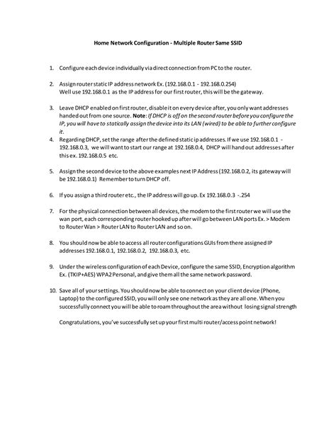 Msantiago Multiple Router Configuration Tutorial Pdf