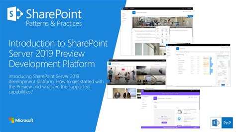 Microsoft SharePoint On Twitter Introduction To SharePoint Server Preview Development