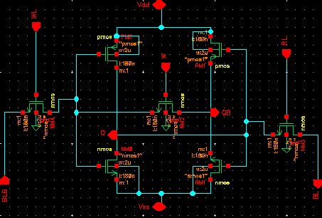1 Schematic Of Proposed 7T SRAM Cell Download Scientific Diagram