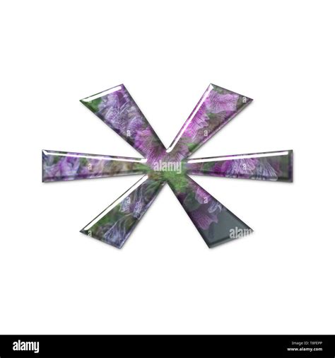 The Asterisk Symbol Part Of A Set Of Letters Numbers And Symbols Of