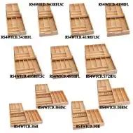 Rev A Shelf 4WTCD 495FL 2 Tier Wood Cutlery Drawer 19 W Slides Not Included