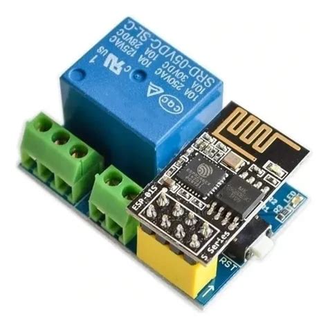 Módulo Relé Wi Fi Esp8266 Com Esp 01 Arduíno Inteligente Mebuscar Brasil