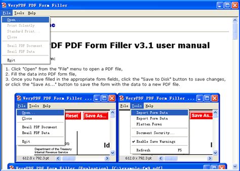 I Can Only See Help Document In Pdf Form Filler Product Verypdf Knowledge Base
