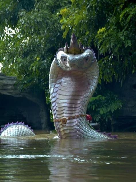 ขนลุก พญานาคเล่นน้ำ ริมน้ำมูล ภาพสุดขลังหลังวัดป่าปากโดมโดนน้ำท่วม