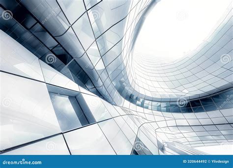 Modern Curvilinear Architecture With Reflective Water Feature Concept Architectural Design