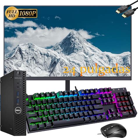 Amazon Com Dell OptiPlex 3050 Micro PC Desktop Mini Computer With 23 8in FHD Monitor Core I5