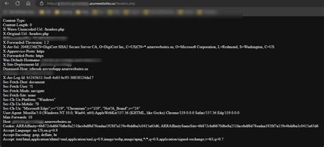 Dump Request Headers Seen By An Application Mr Brooks Blog