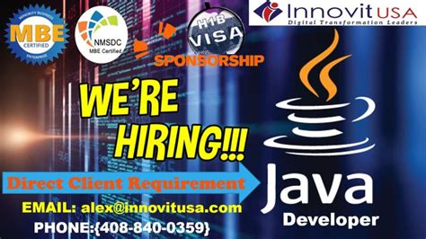 Alex Mohith On Linkedin Requirements Javadeveloperjobs