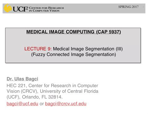 lec9 medical image segmentation iii fuzzy connected image