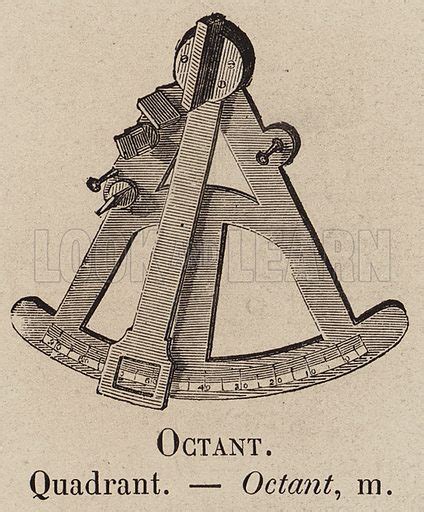 Le Vocabulaire Illustre Octant Quadrant Stock Image Look And Learn