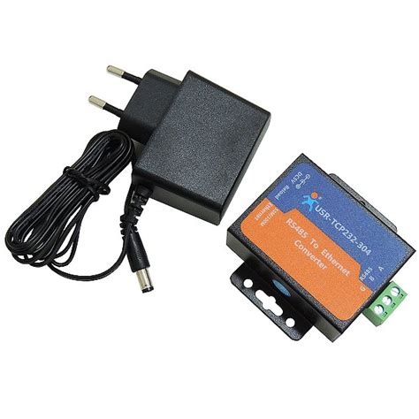 Conversor RS485 para Ethernet TCP IP USR TCP232 304 BR ELETRÔNICA