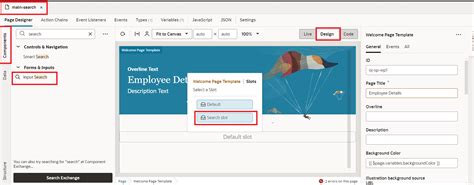Use Redwood Welcome Template In Oracle Visual Builder Techsupper