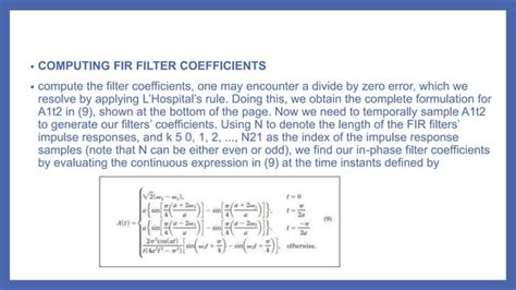 Analytic Signal Generation Digital Signal Processors And Architecture
